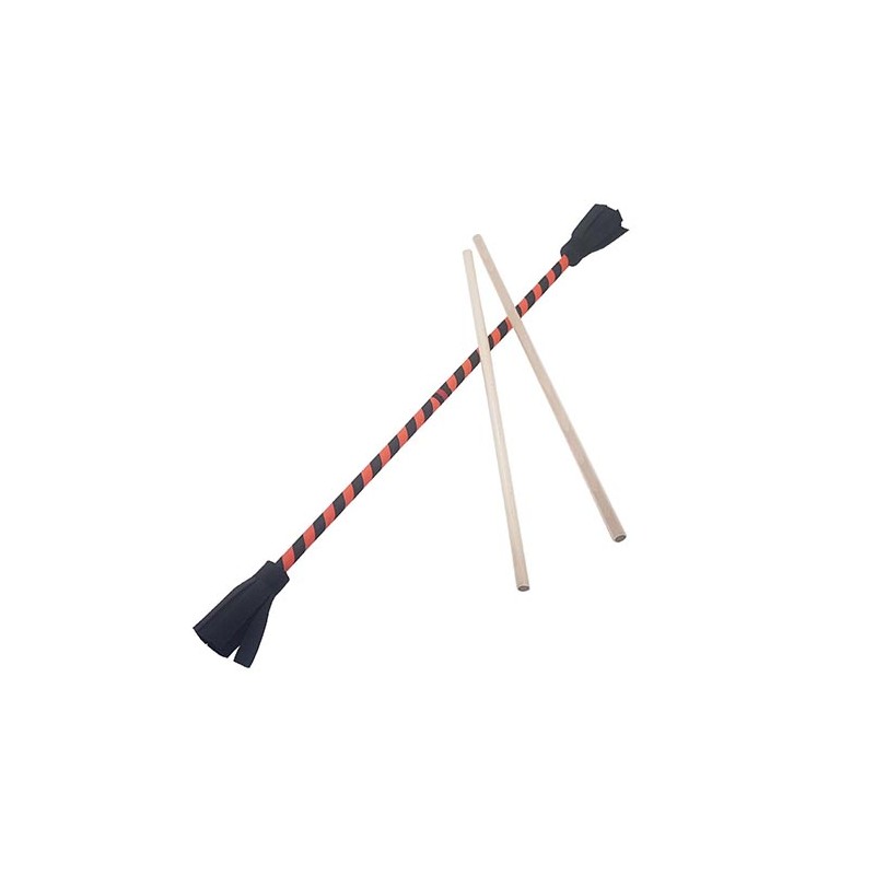 Bâton fleur simple spirale Orange GOUDURIX + Baguettes